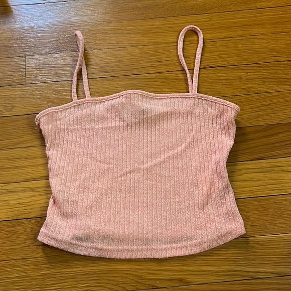 SHEIN | Tops | Light Pink Cropped Tank | Poshmark